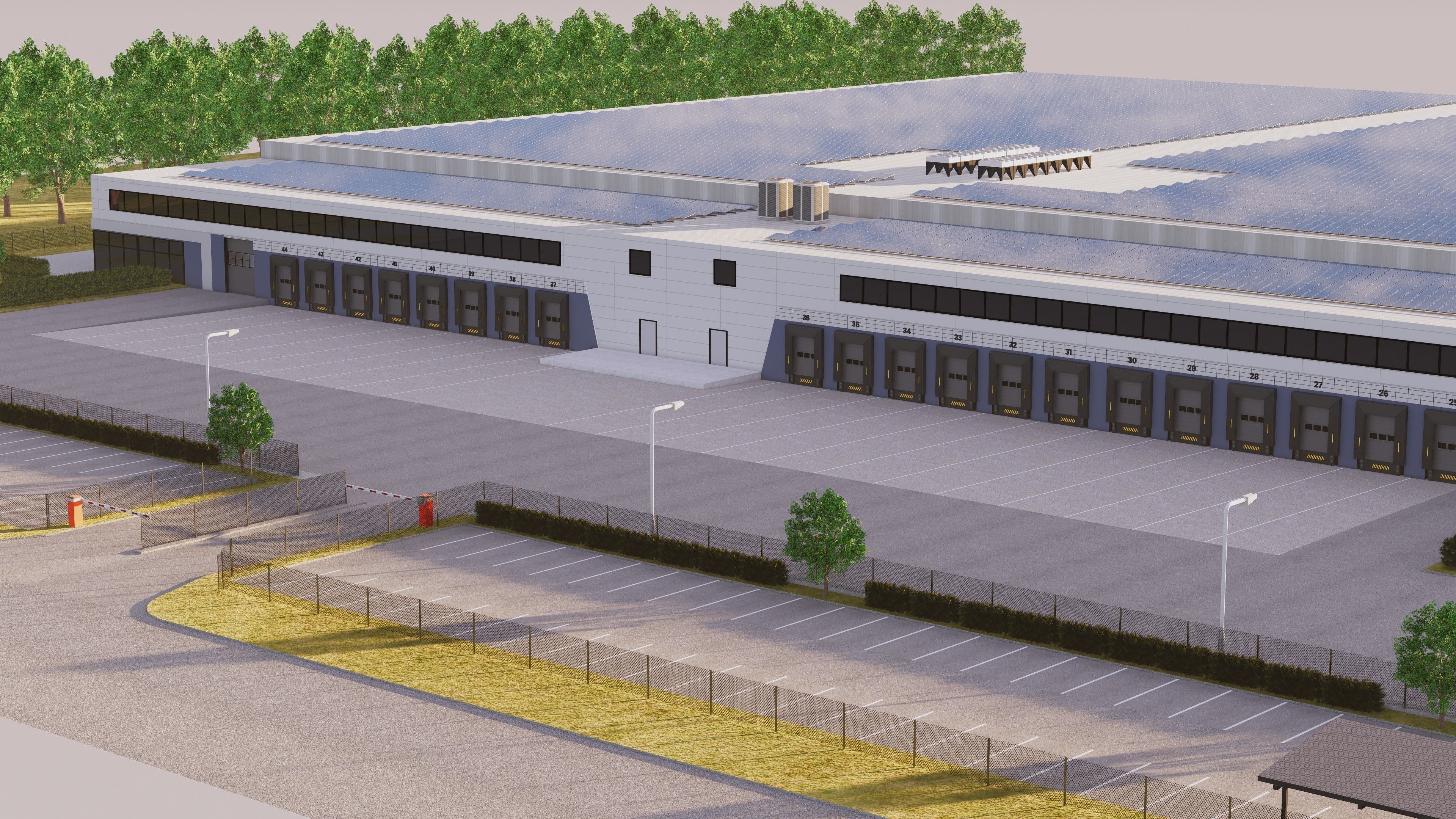 Tesla Giga Factory 3D model | CGTrader