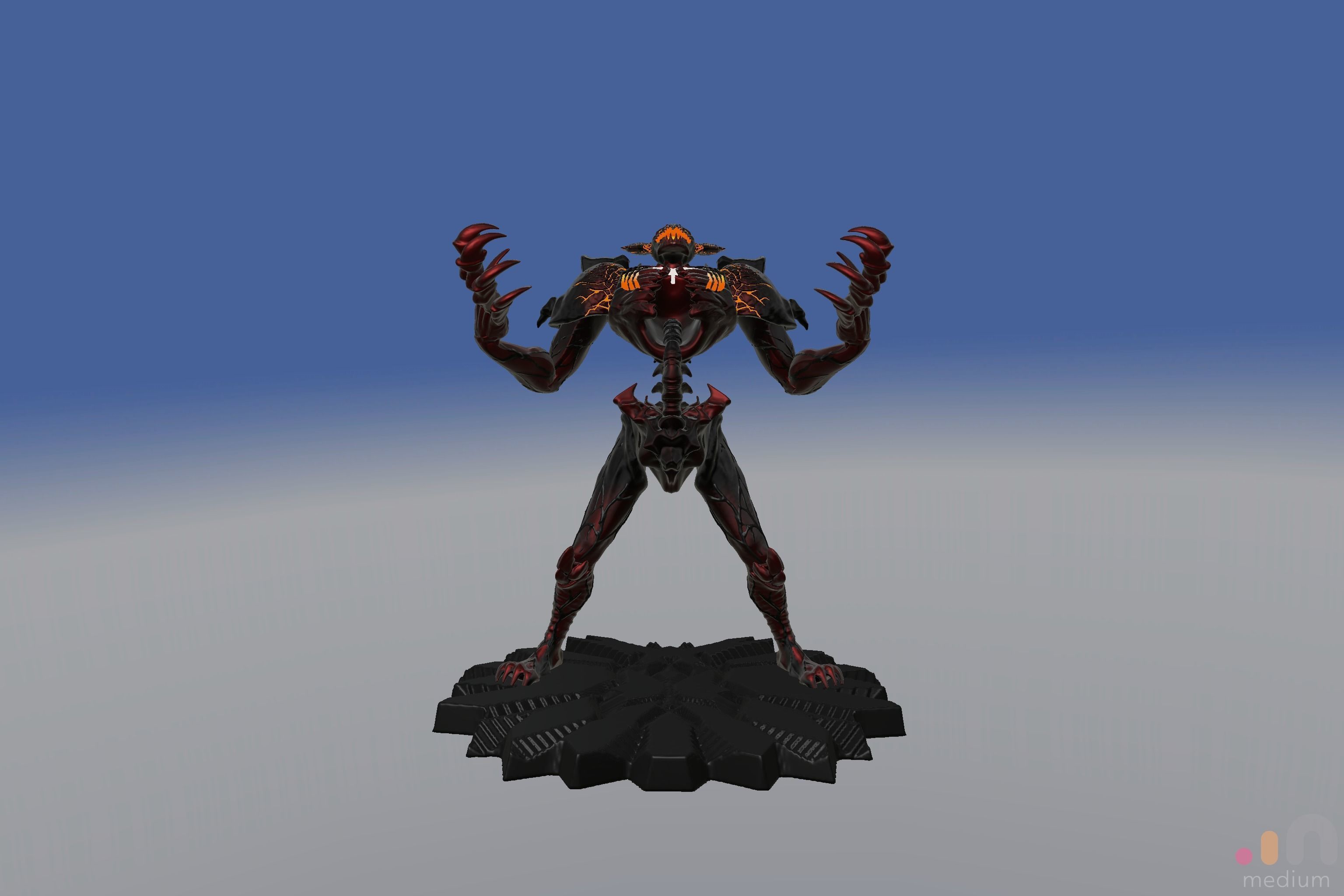 Dark Carnage Fanart Figure 3D model 3D printable | CGTrader