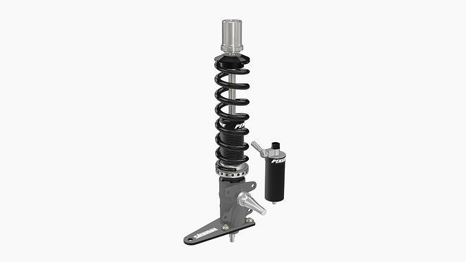 3D model Penske coilovers with HCD strut cup VR / AR / low-poly | CGTrader