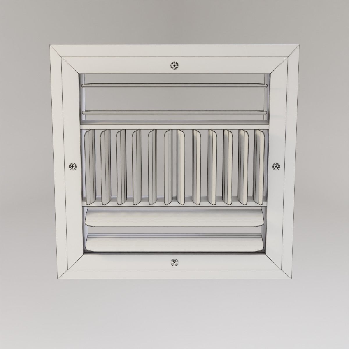 3D model Ceiling AC Vent VR / AR / low-poly | CGTrader