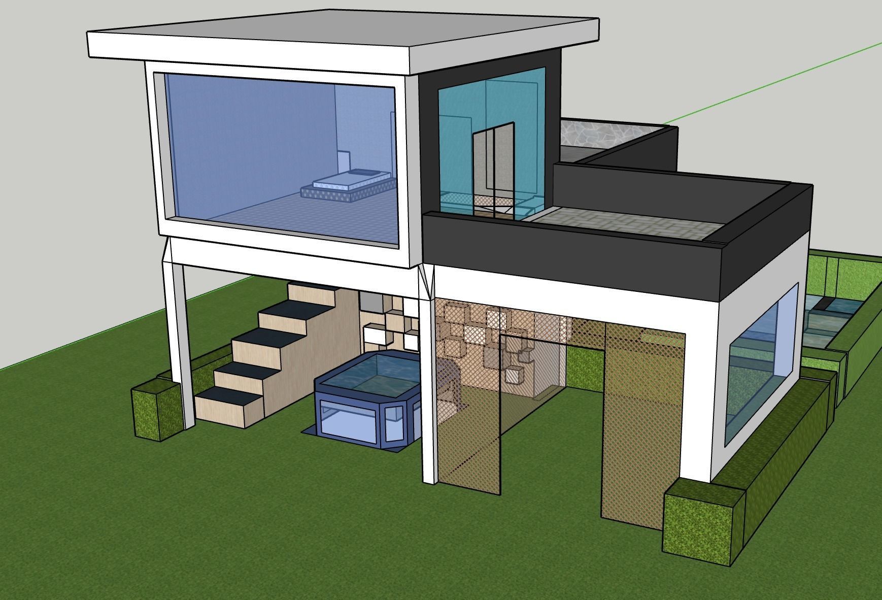 Small tiny home 3D model 3D printable | CGTrader