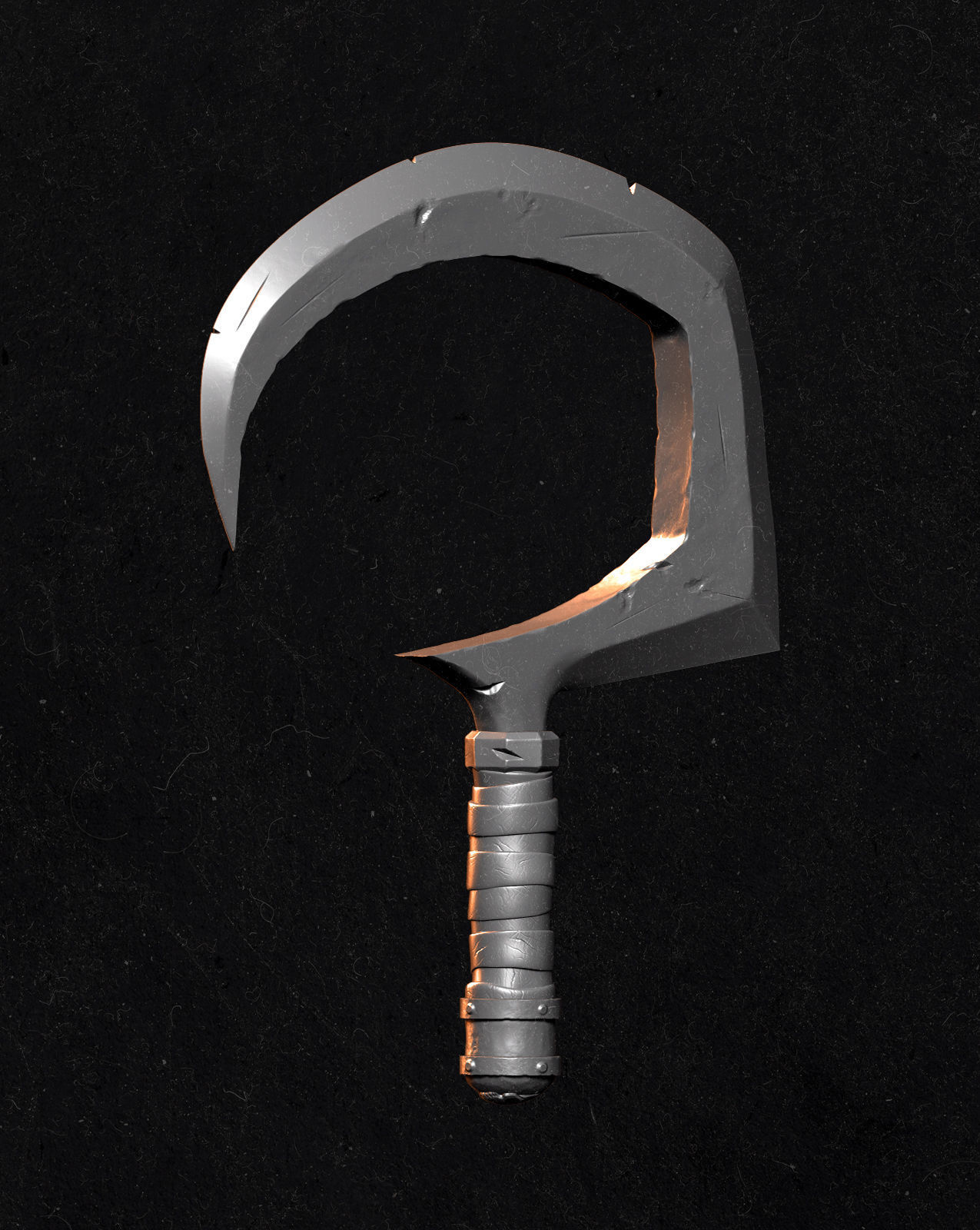 SCYTHE-SHAPED WEAPONS ACTION FIGURE free 3D model 3D printable | CGTrader