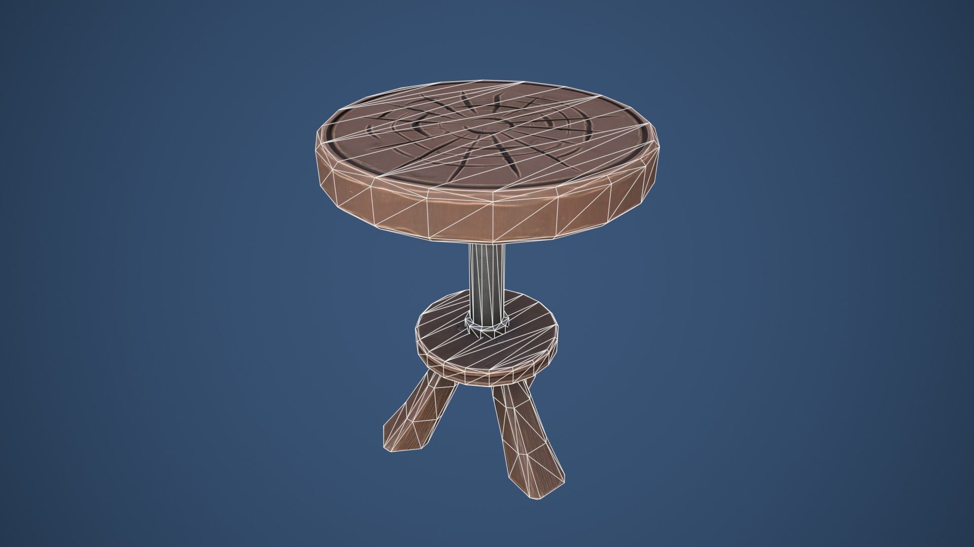 3D model Stylized Alchemy Stool VR / AR / low-poly | CGTrader