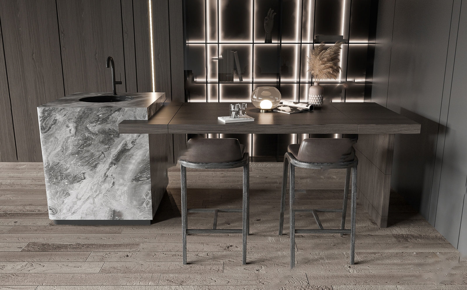 Luxury Designed Bar table 3D model | CGTrader