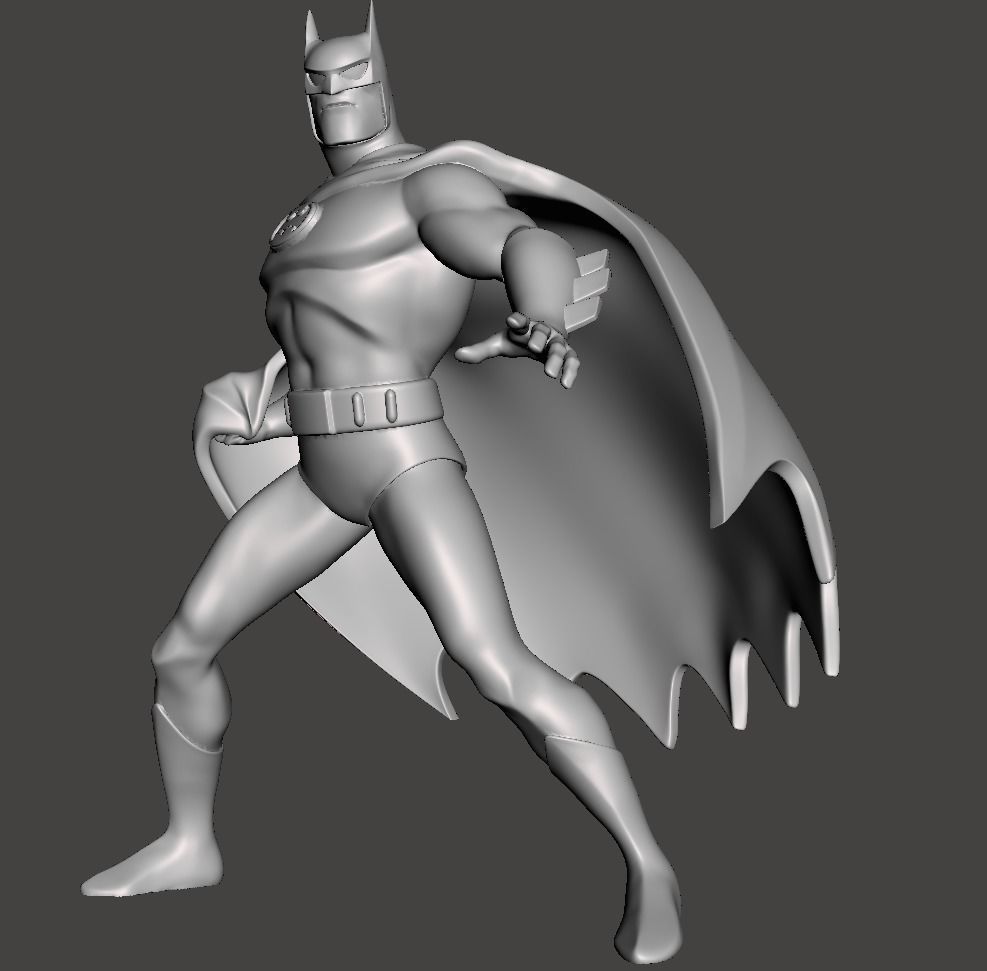 Animated batman 3d for 3d printing 3D model 3D printable | CGTrader