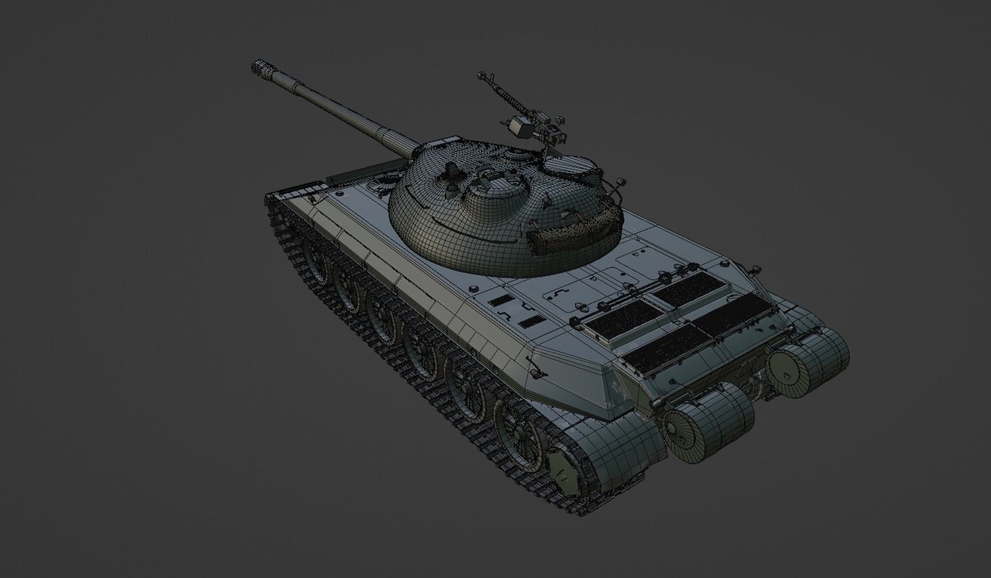 WZ-113 chinese heavy tank 3D model | CGTrader WZ-113 chinese heavy tank 3D model | CGTrader