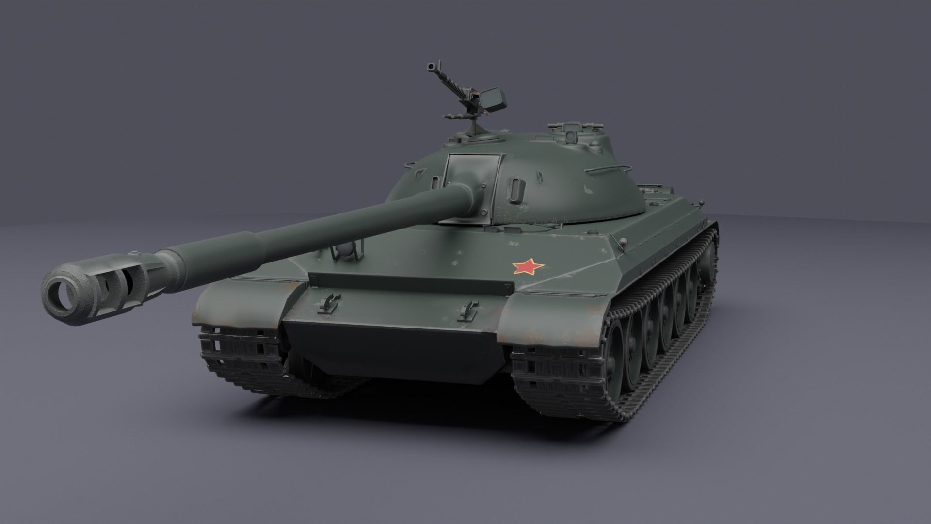 WZ-113 chinese heavy tank 3D model | CGTrader