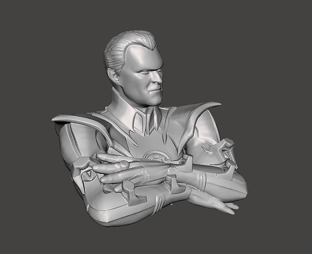 collection of 6 miniature character Bust 3D model 3D printable | CGTrader