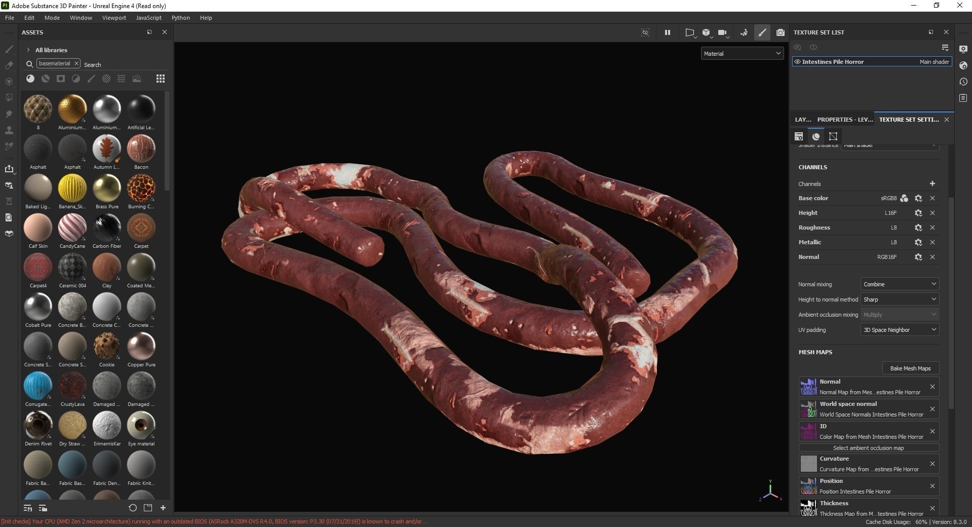 3D model Intestines Pile Horror 3D Model VR / AR / low-poly | CGTrader