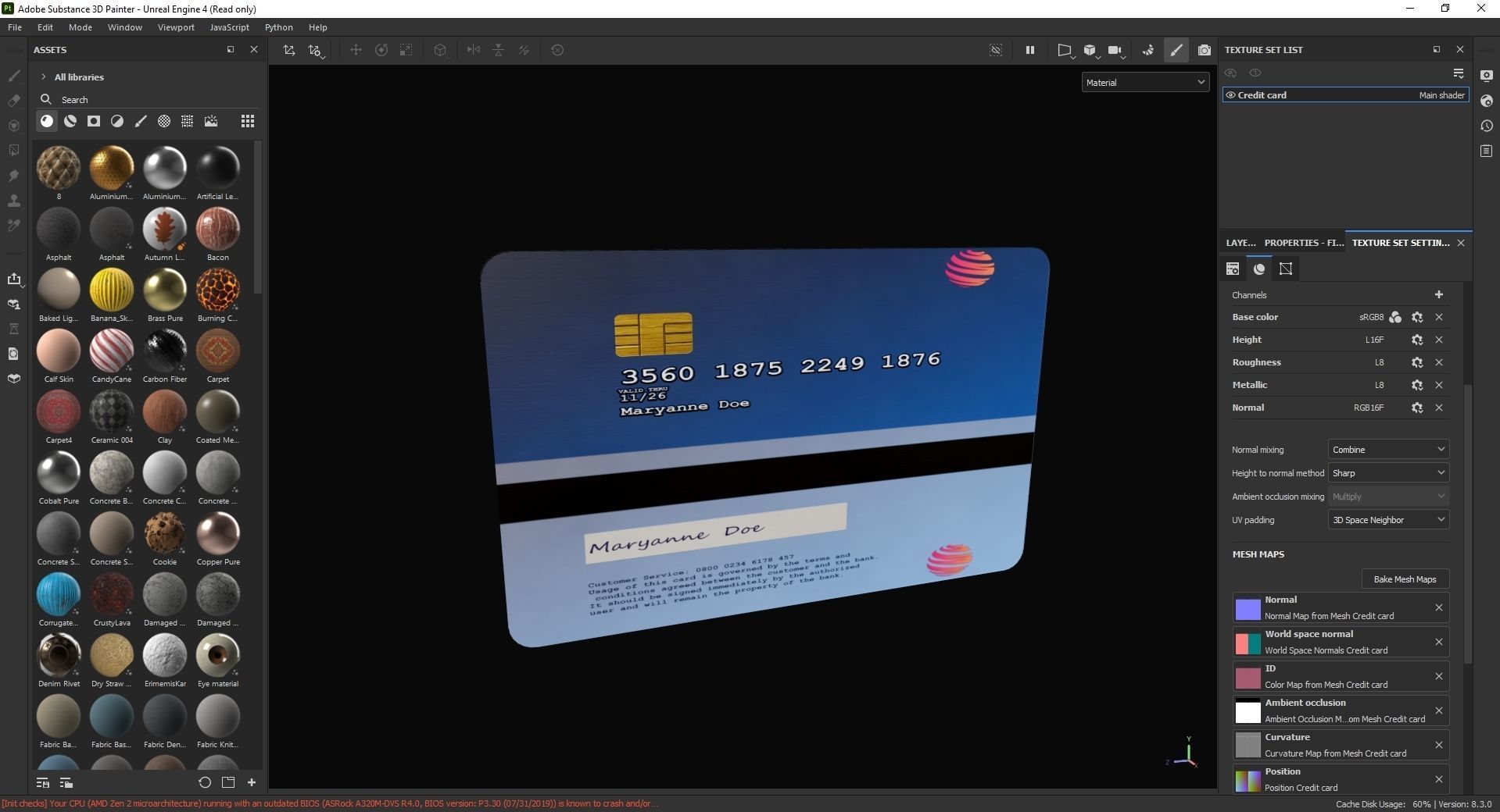 3D model Credit card 3D Model VR / AR / low-poly | CGTrader