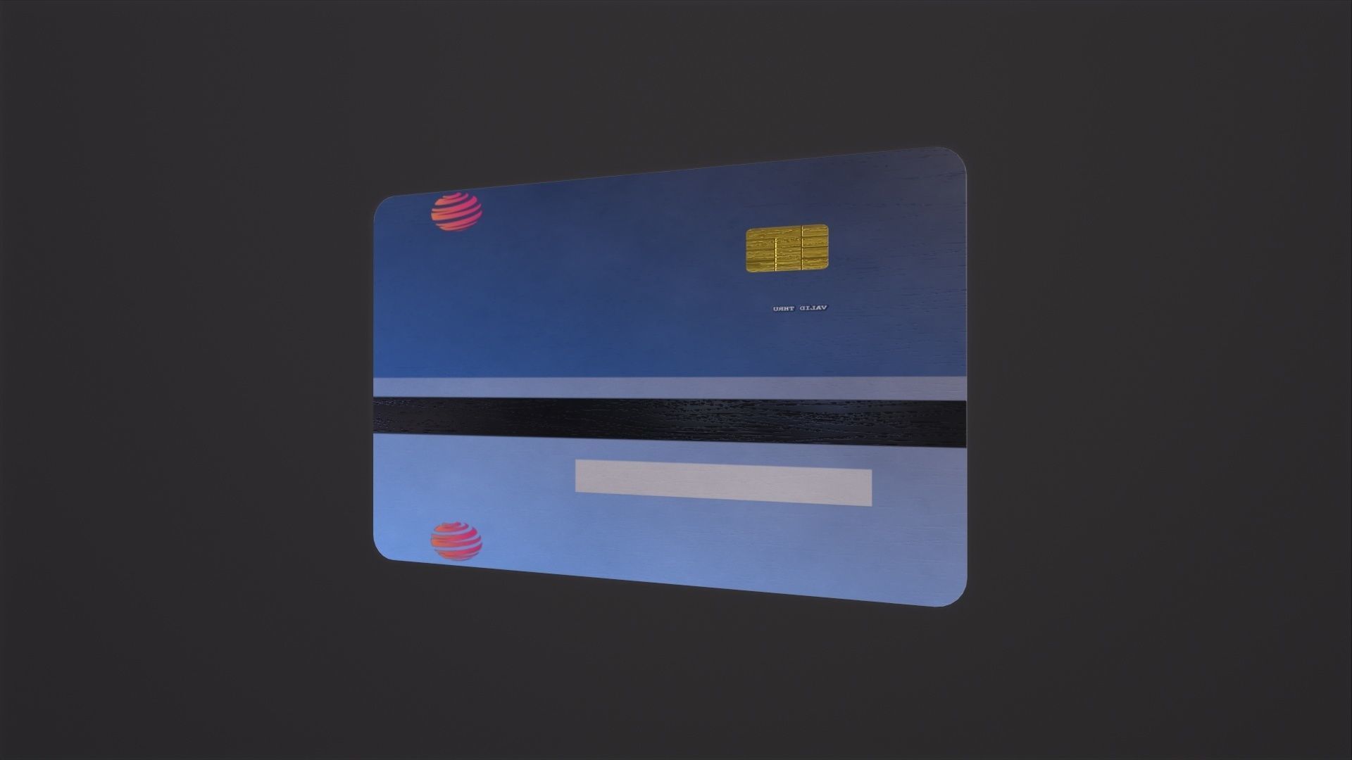 3D model Credit card 3D Model VR / AR / low-poly | CGTrader