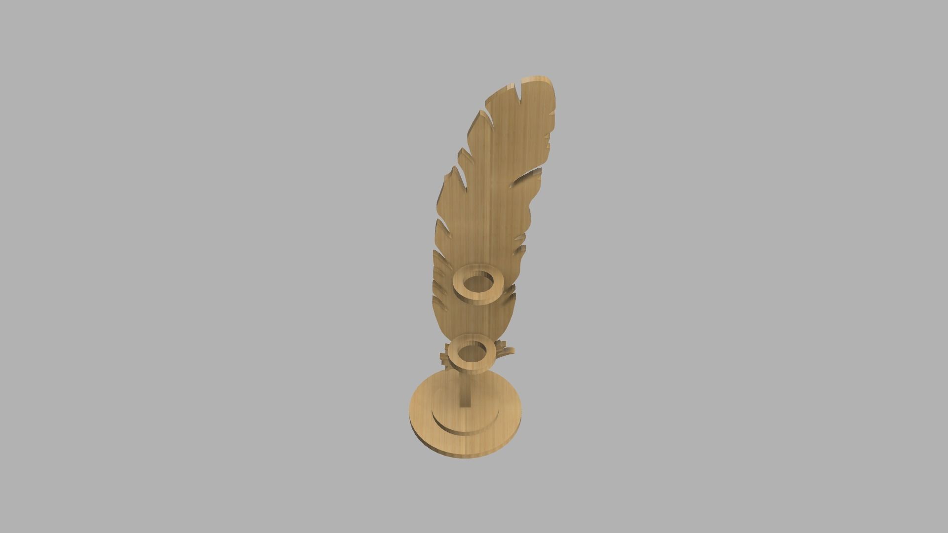 pen holder - brush holder stl for cnc or 3D print 3D model 3D printable ...