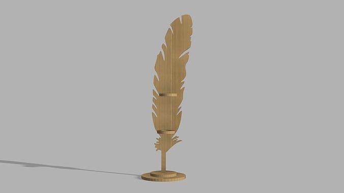 pen holder - brush holder stl for cnc or 3D print 3D model 3D printable ...