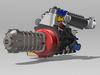 Blueprint Engines 4cyl LSX engine with sequential gearbox 3D model 3D ...