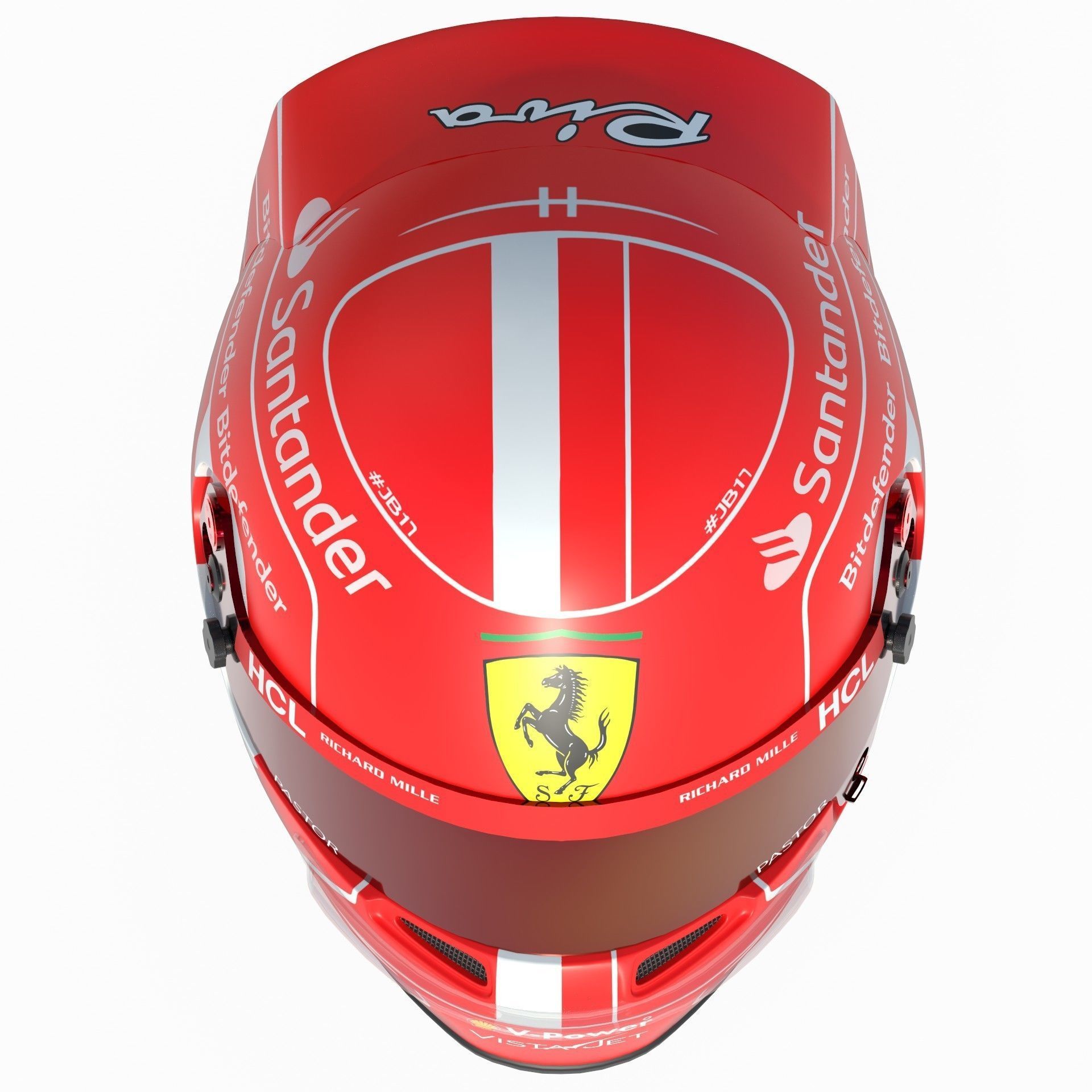 3D model F1 Ferrari Helmets 2023 VR / AR / low-poly | CGTrader