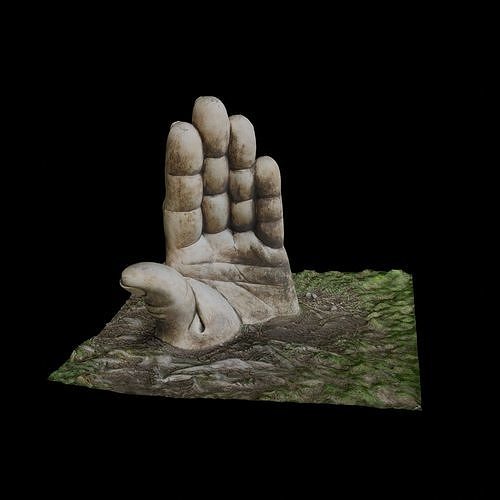 hand sculpture 3d scan 3D model | CGTrader