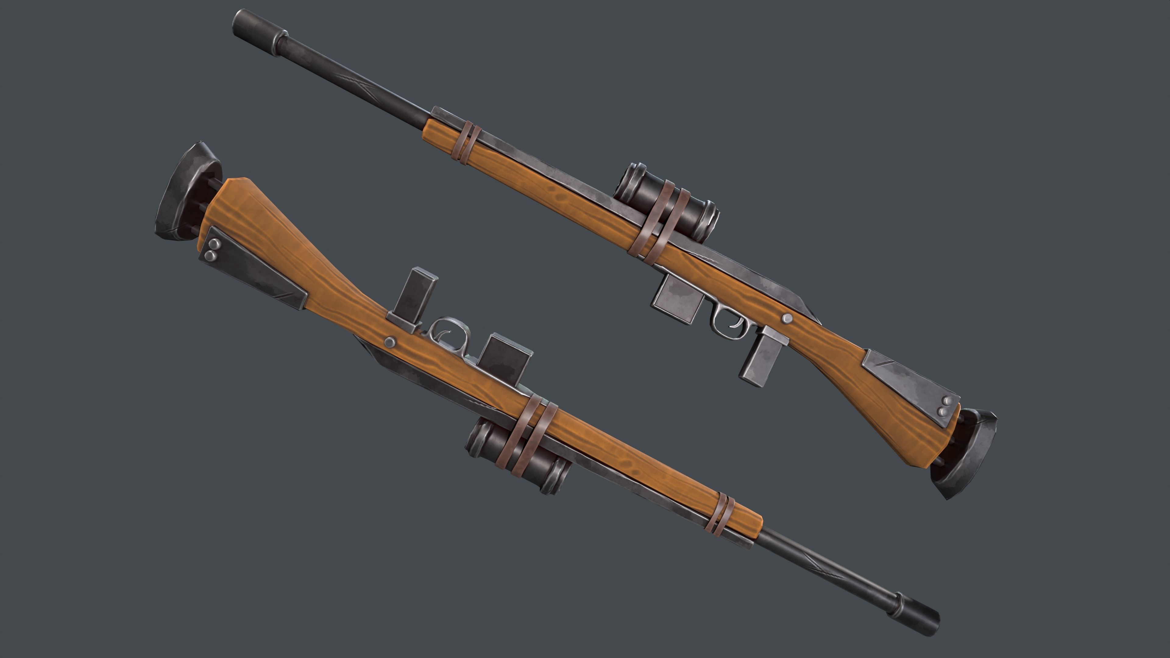 3D model Stylized Weapon Pack VR / AR / low-poly | CGTrader