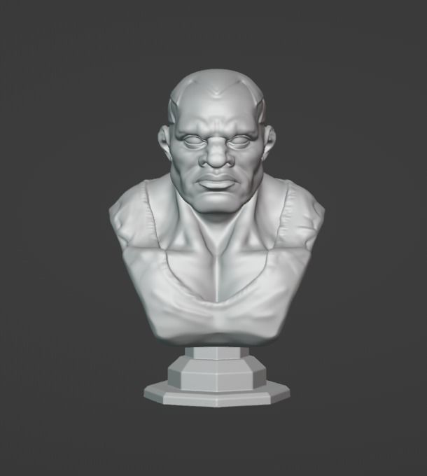 Bust Balrog Street Fighter 3d Model 3d Printable Cgtrader