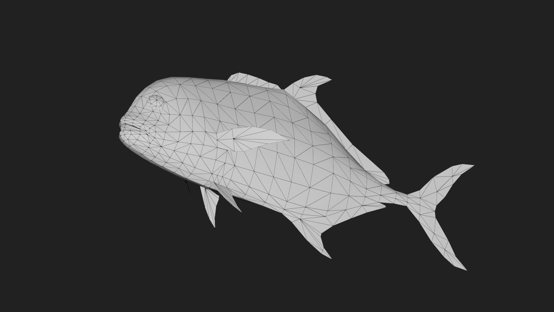 Trevally 3D model rigged | CGTrader