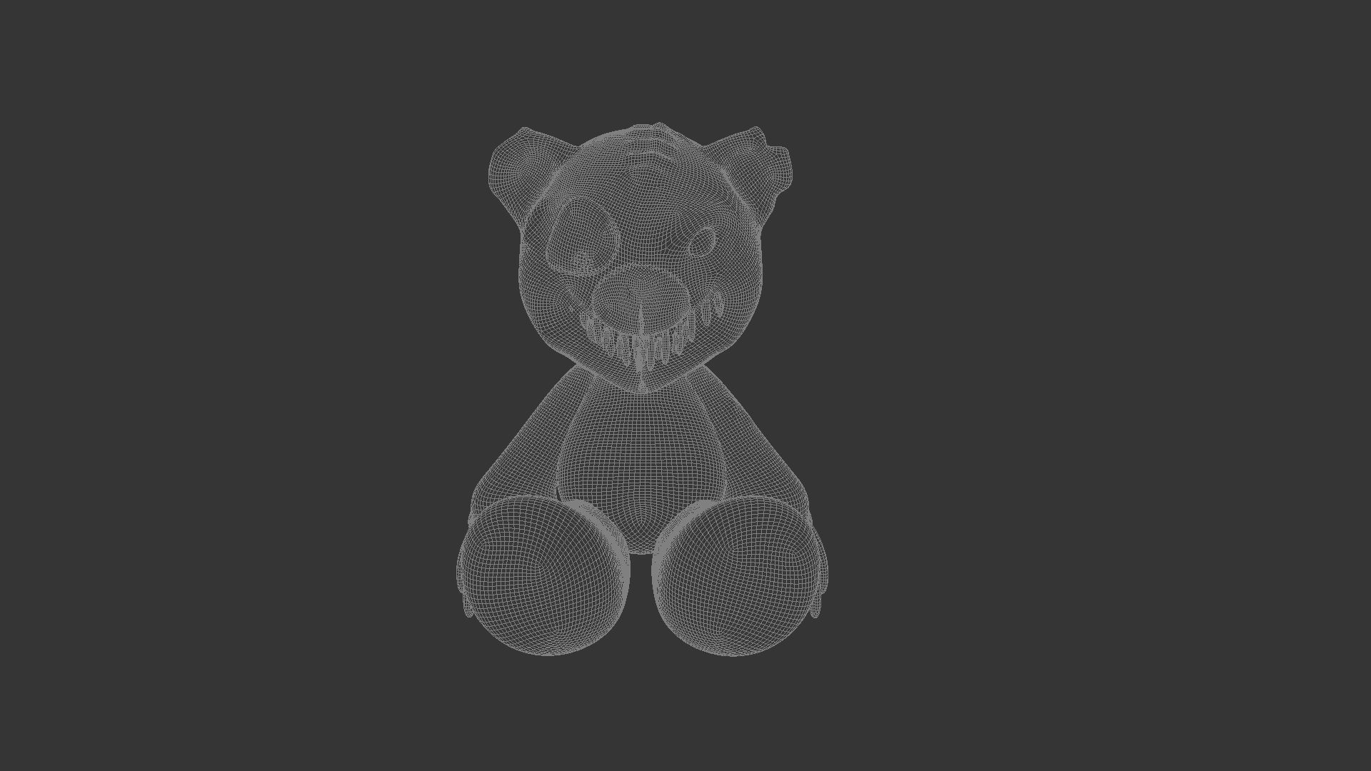 3D model Evil Teddy VR / AR / low-poly | CGTrader