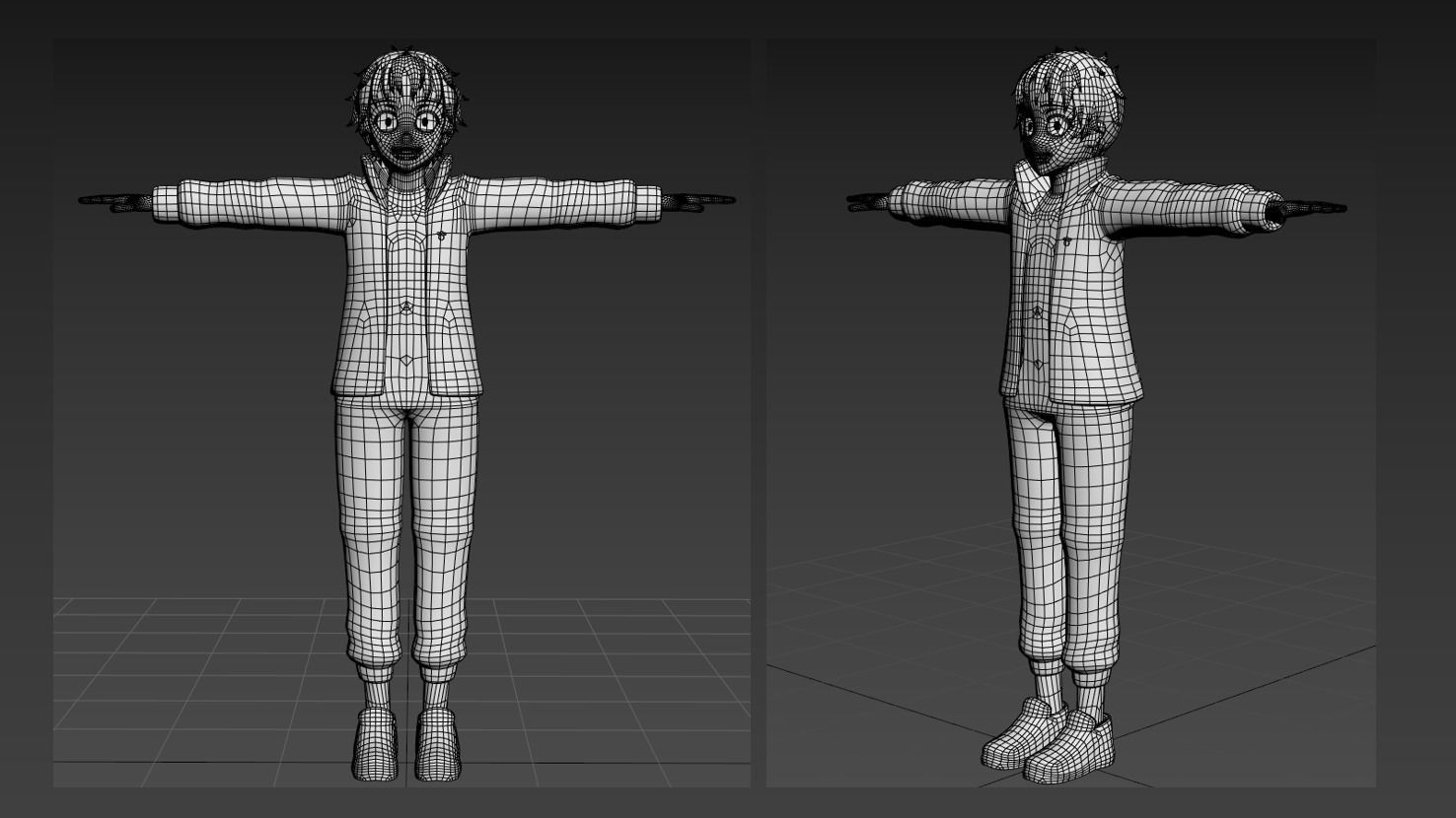 Akira zom 100 VRChat Avatar 3D model rigged | CGTrader