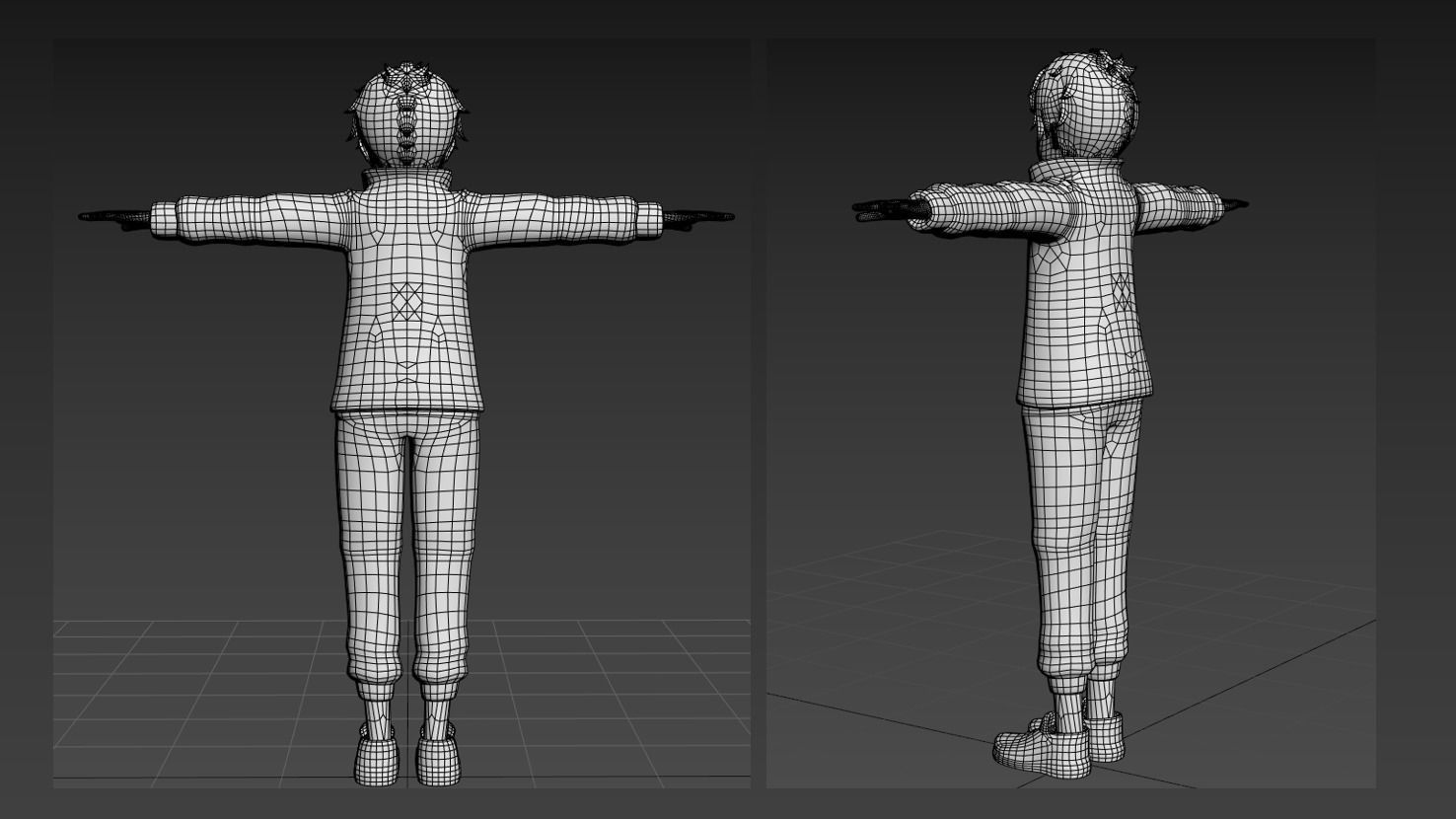 Akira zom 100 VRChat Avatar 3D model rigged | CGTrader