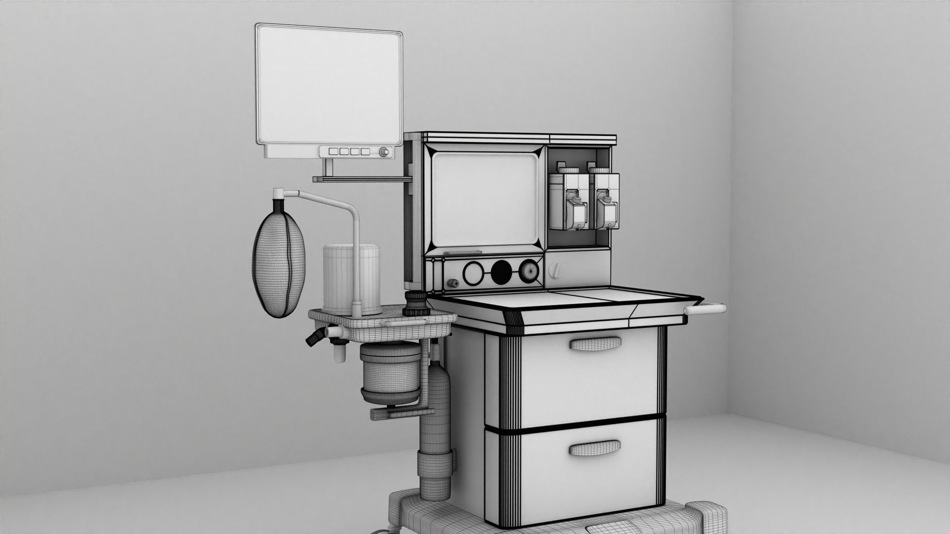 Medical Anesthesia Machine 3D model | CGTrader