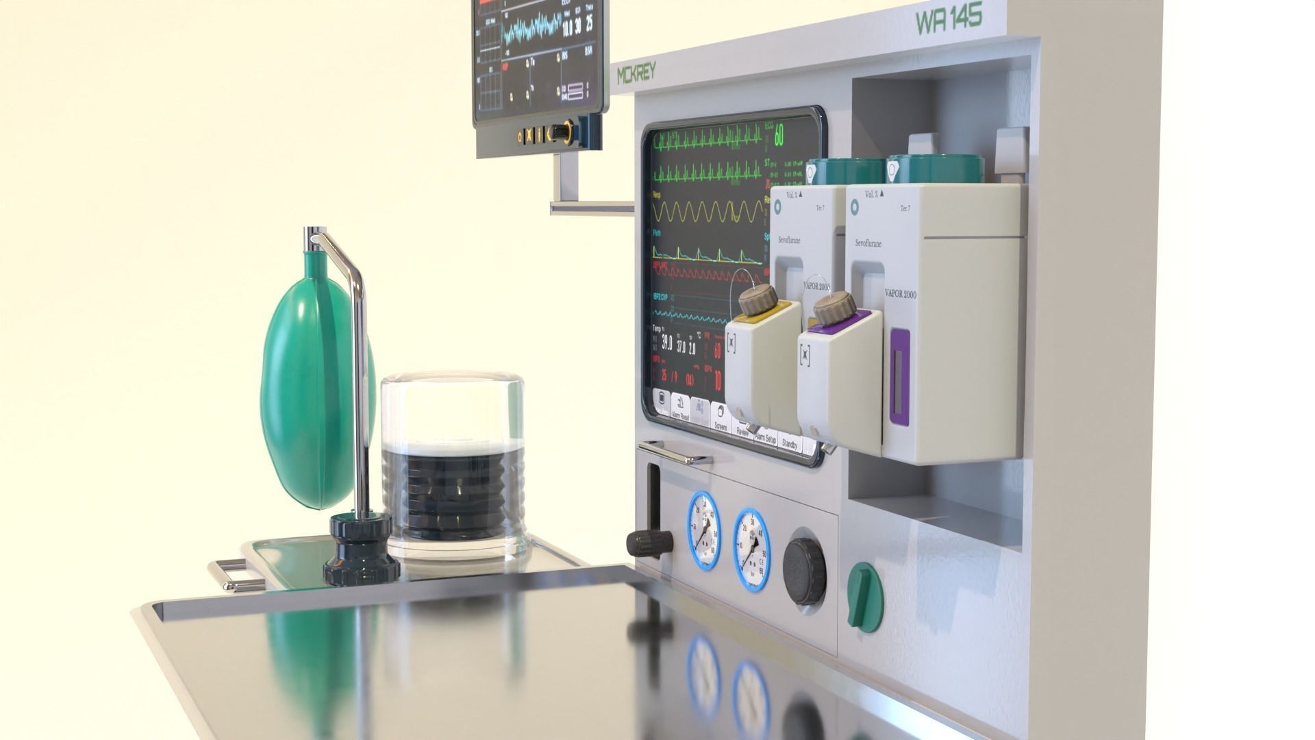 Medical Anesthesia Machine 3D model | CGTrader