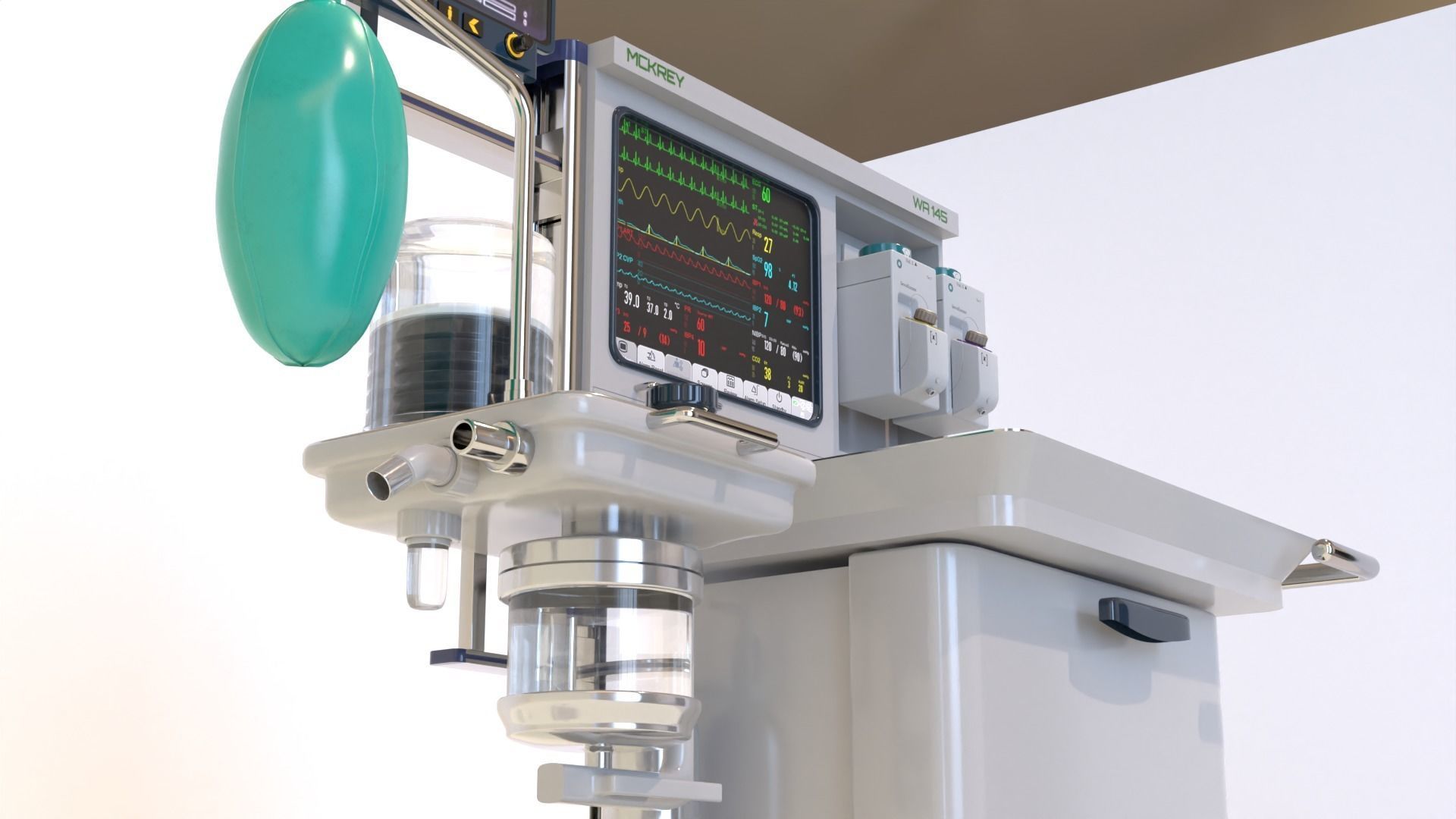 Medical Anesthesia Machine 3D model | CGTrader