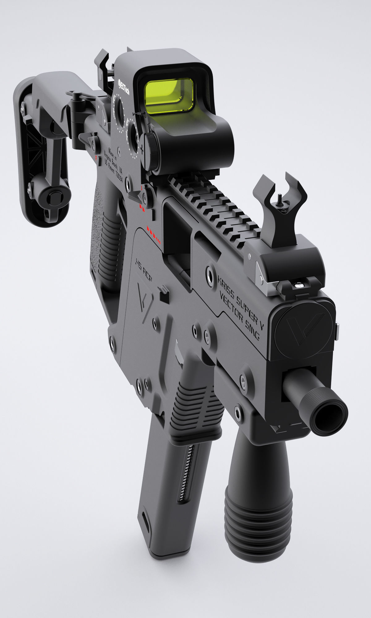 Kriss Vector 3D model | CGTrader