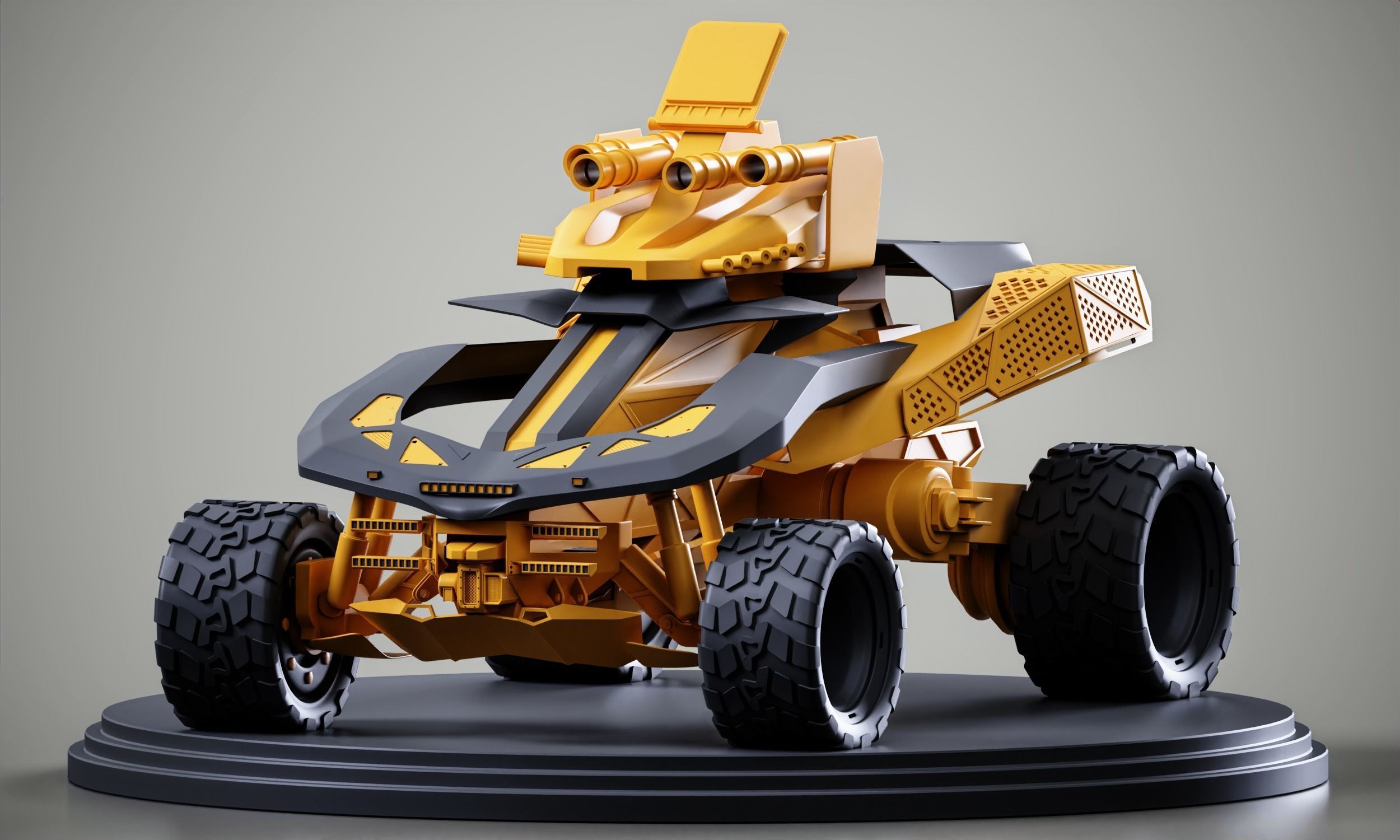 3D model Buggi Drone VR / AR / low-poly | CGTrader