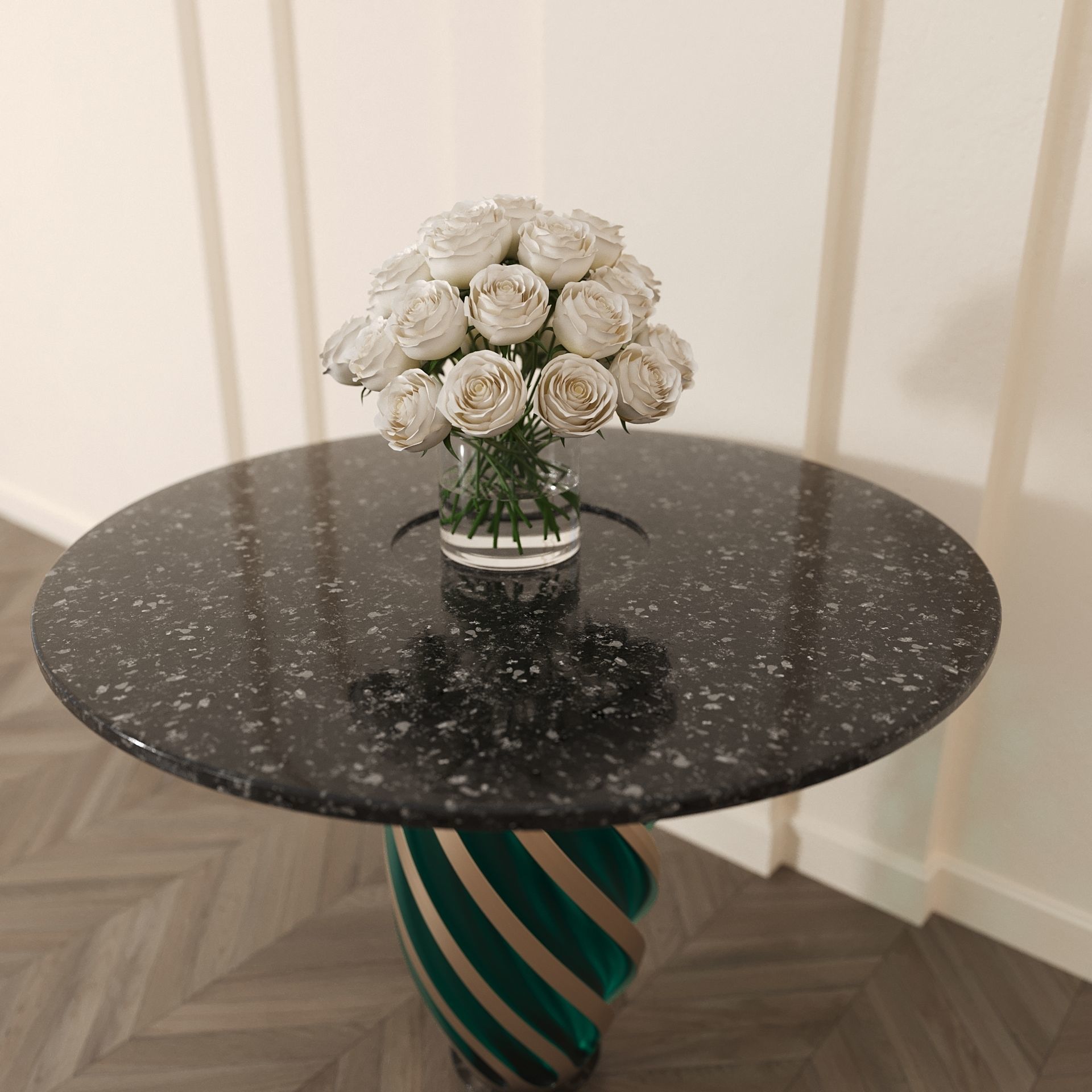 Circle Entry Table with animation scane 3D model animated | CGTrader