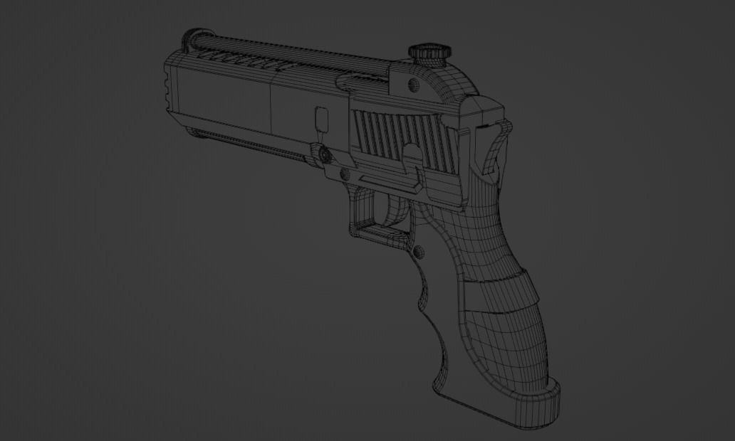 3D model Magnum Laser VR / AR / low-poly | CGTrader