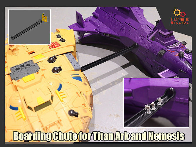 Boarding Chute for Transformers Titan Ark and Nemesis free 3D model 3D ...