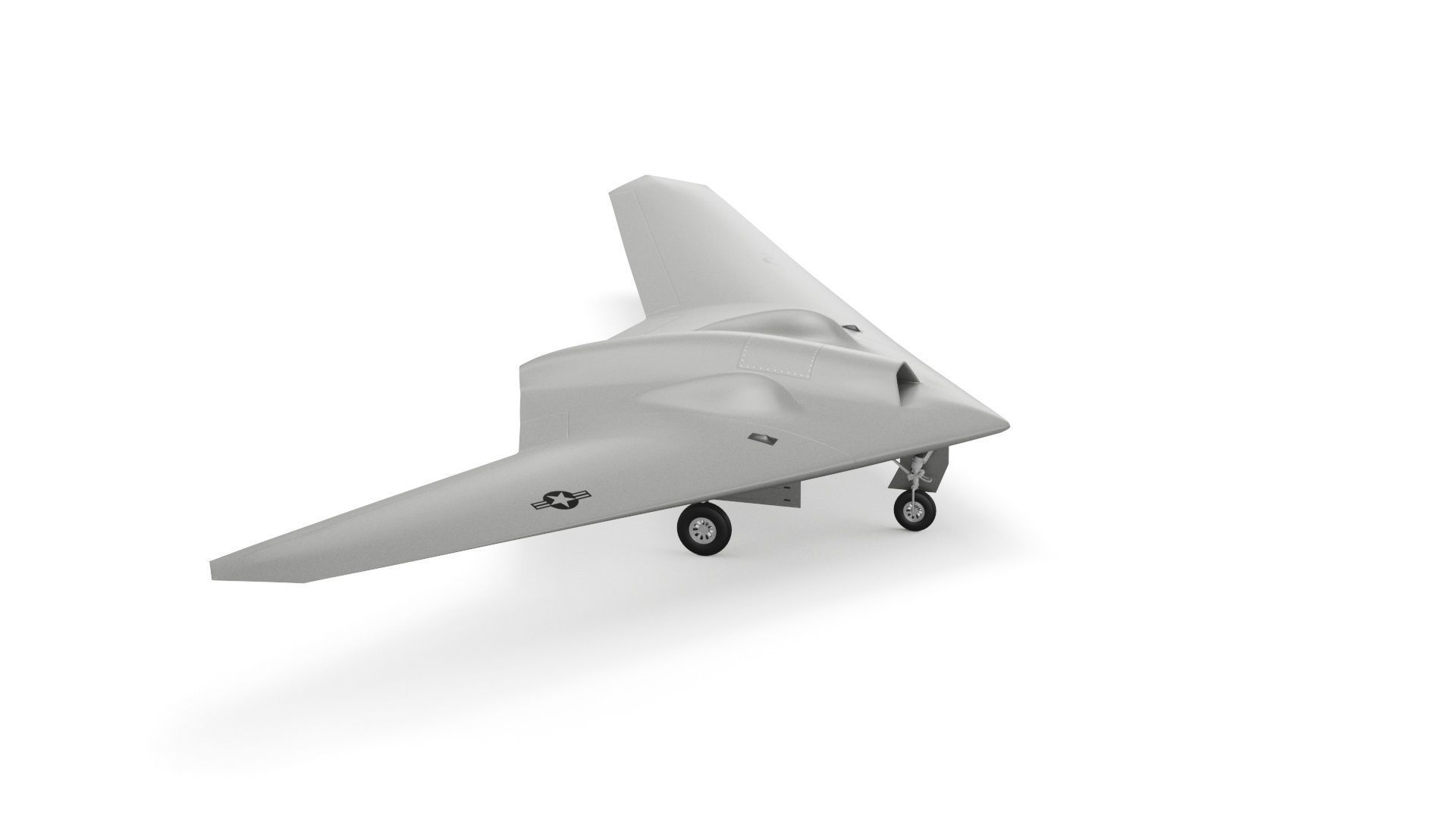 Lockheed Martin RQ-170 Sentinel UAV Drone US Version 3D model | CGTrader