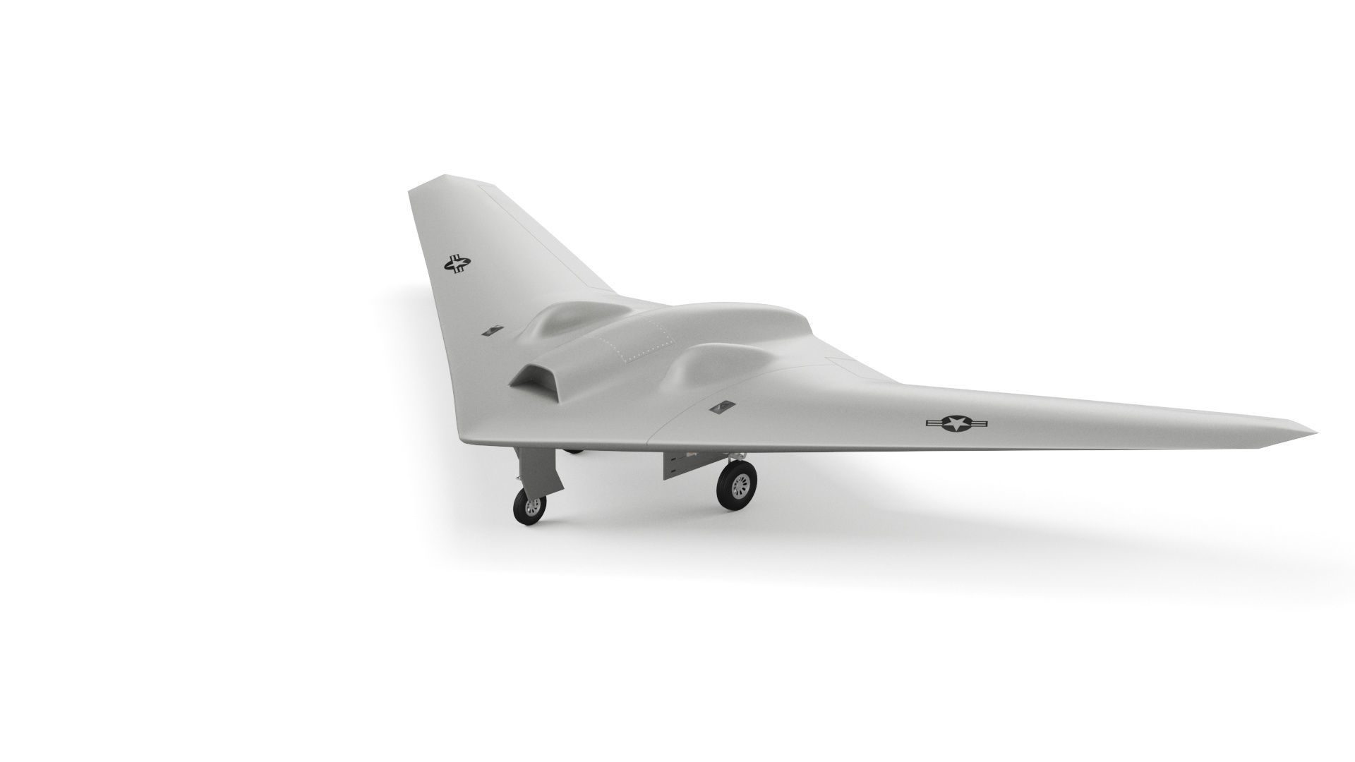 Lockheed Martin RQ-170 Sentinel UAV Drone US Version 3D model | CGTrader