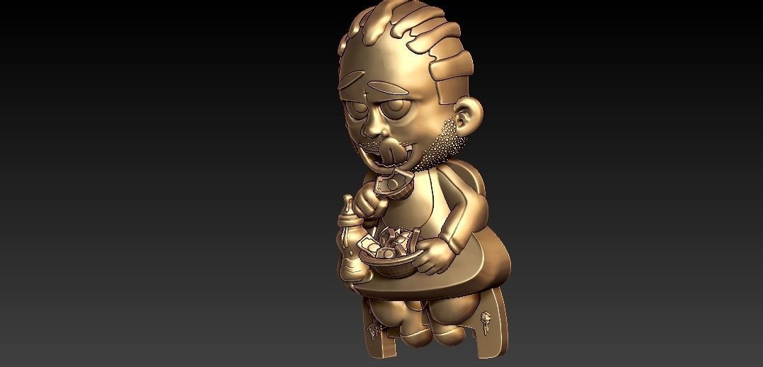 Trap Baby Pendant 3D model 3D printable | CGTrader