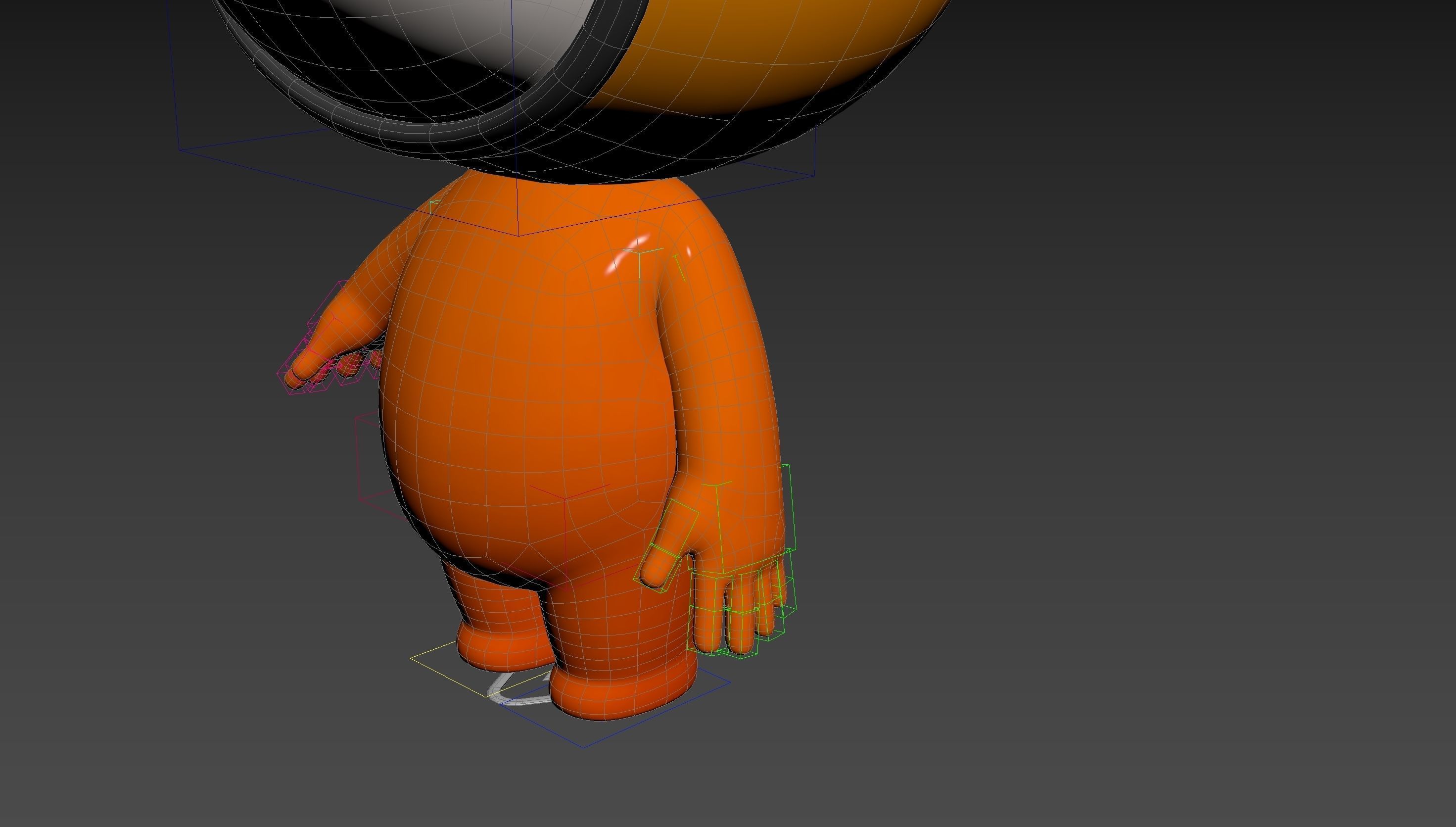 Character266 Rigged Mascot 3D model rigged | CGTrader