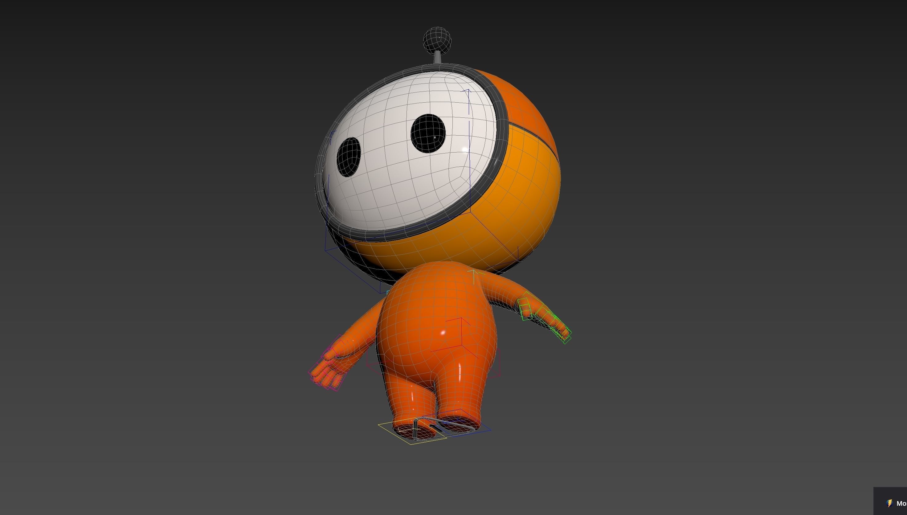 Character266 Rigged Mascot 3D model rigged | CGTrader