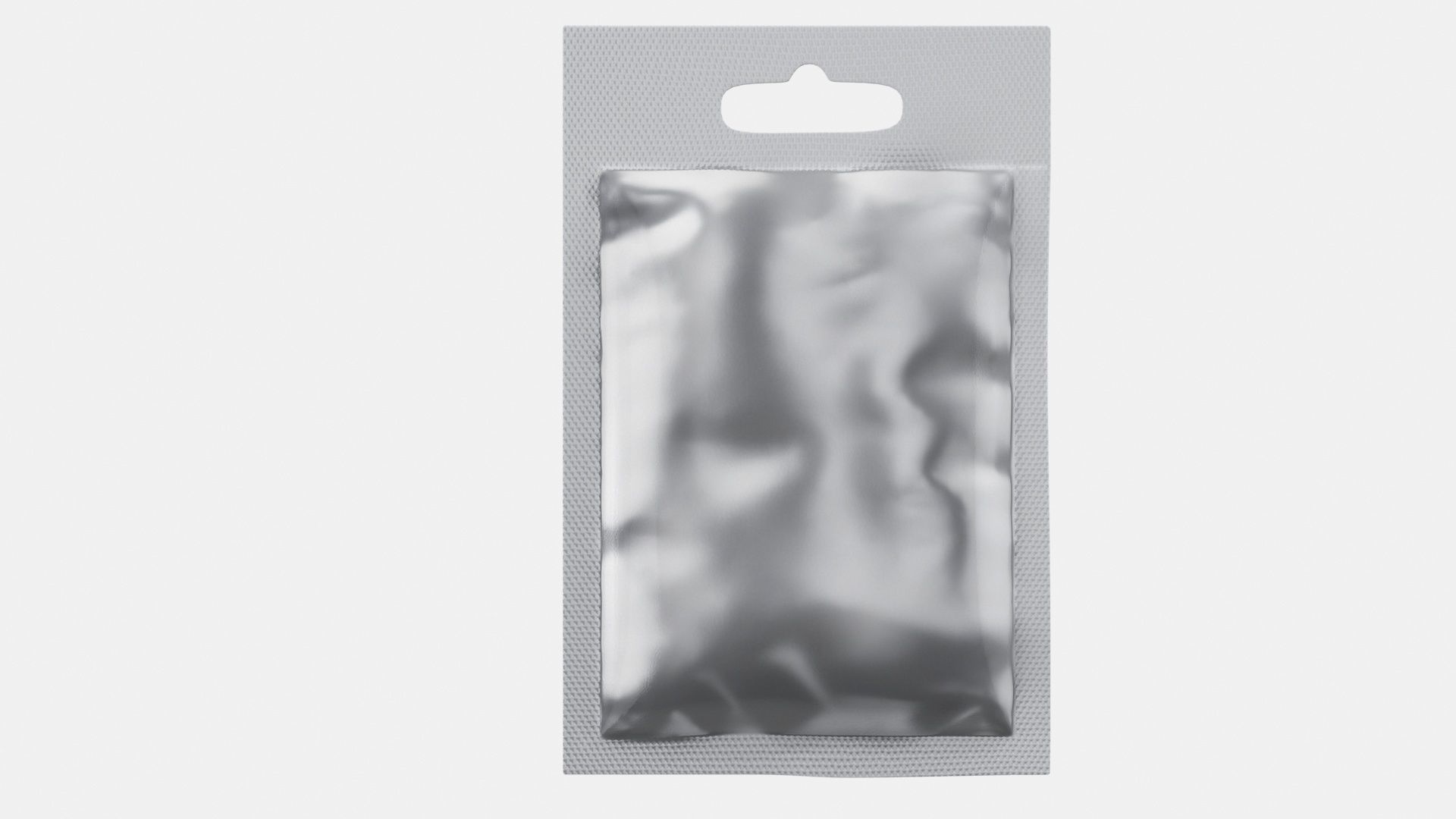 metallic sachet 3D model | CGTrader