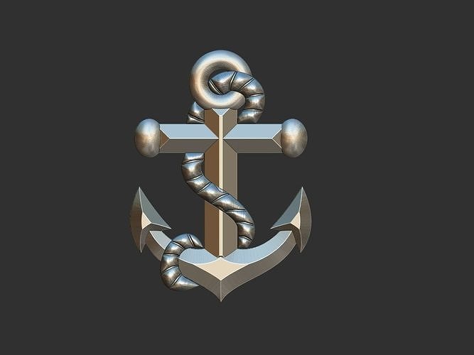 Anchor - Ancora 3D model 3D printable | CGTrader