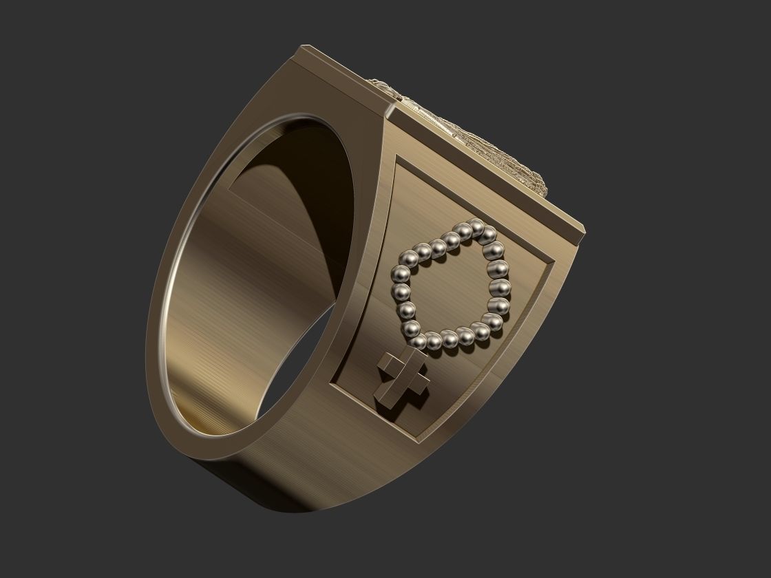 Aparecida Third Ring 3D model 3D printable | CGTrader