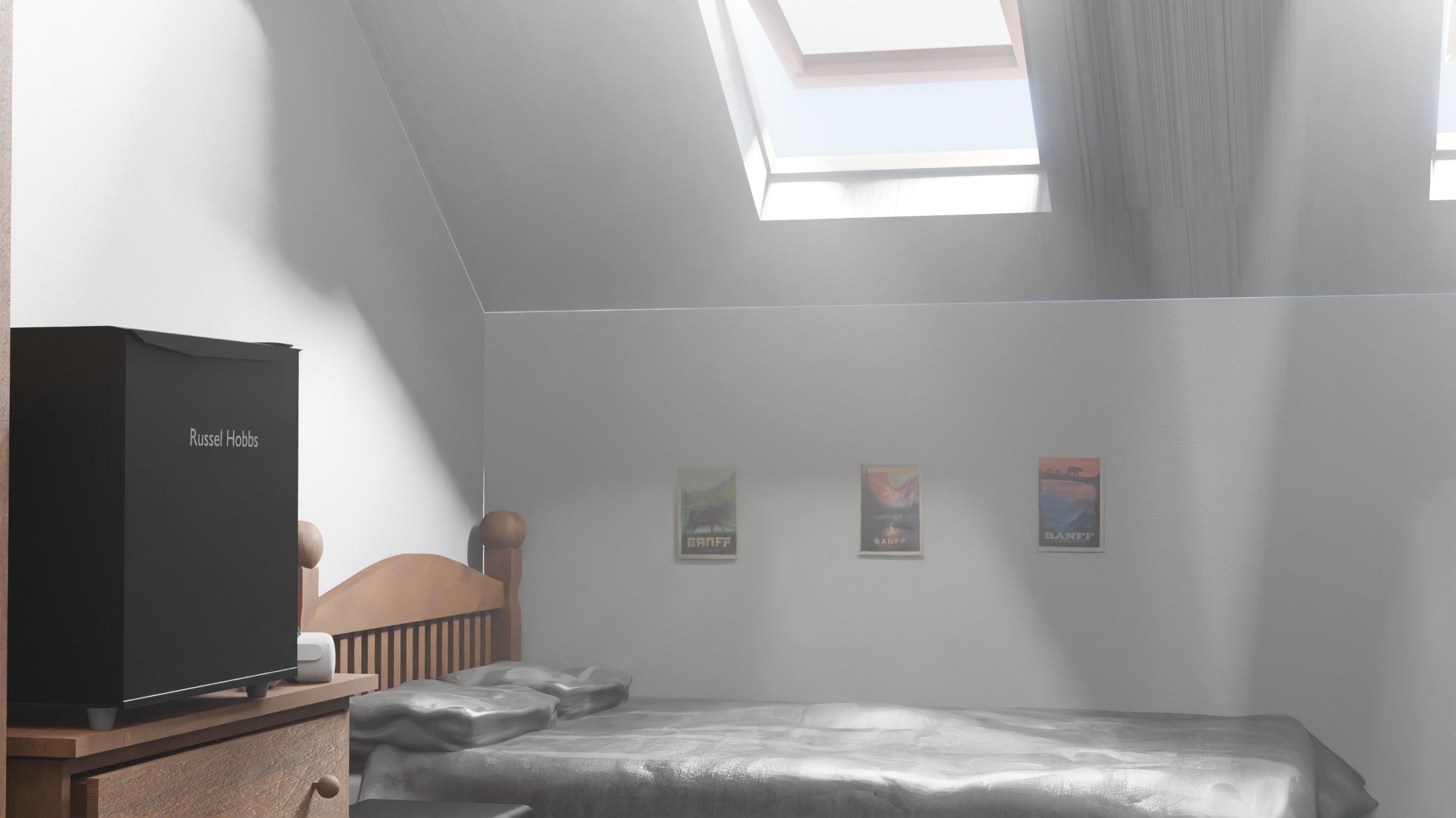 Attic Render 3D model animated | CGTrader