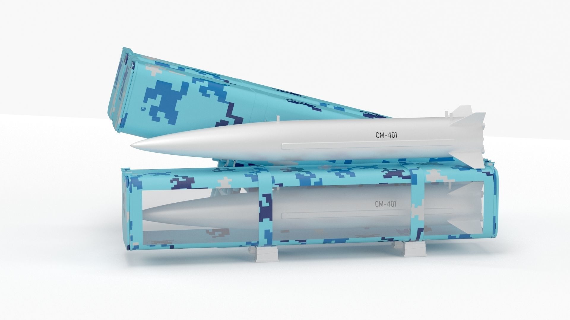 CM-401 Chinese Anti-Ship Ballistic Missile 3D model | CGTrader