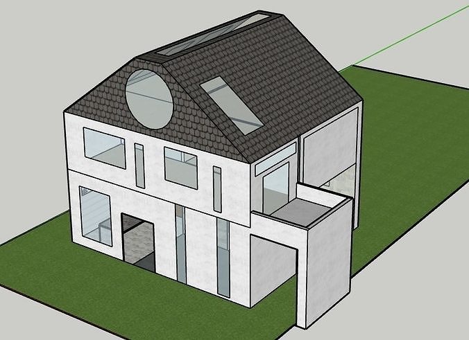 big house 3D model 3D printable | CGTrader