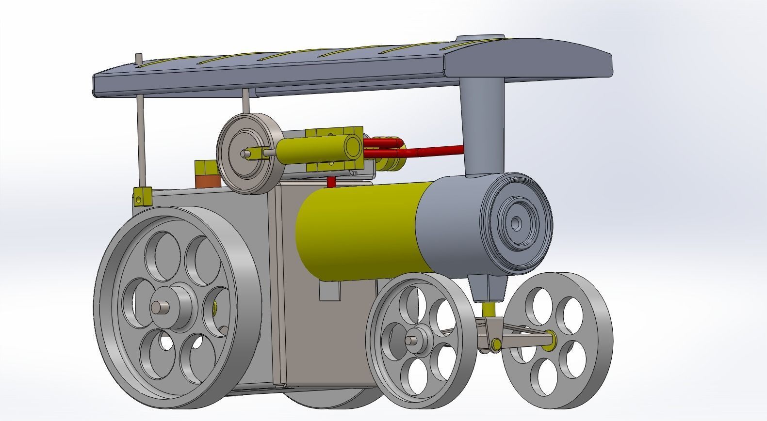 A SUPER SIMPLE TRACTION ENGINE 3D model | CGTrader