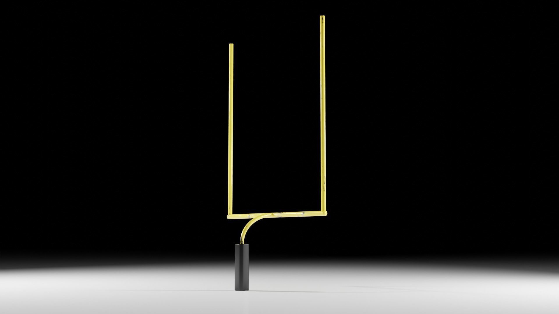 American Football Field Goal College 3D model | CGTrader