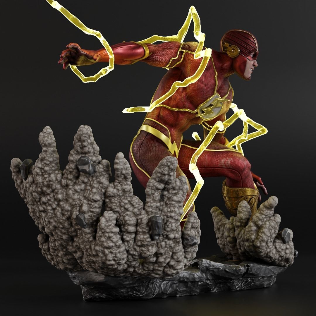 FANART THE FLASH 3D model 3D printable | CGTrader
