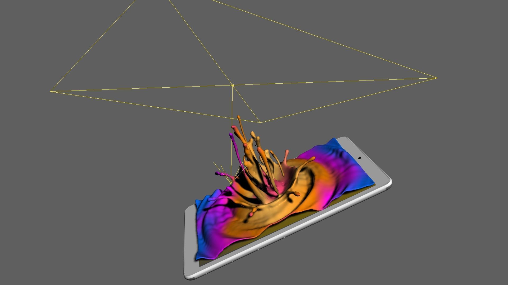 water splash water drop 3D model | CGTrader