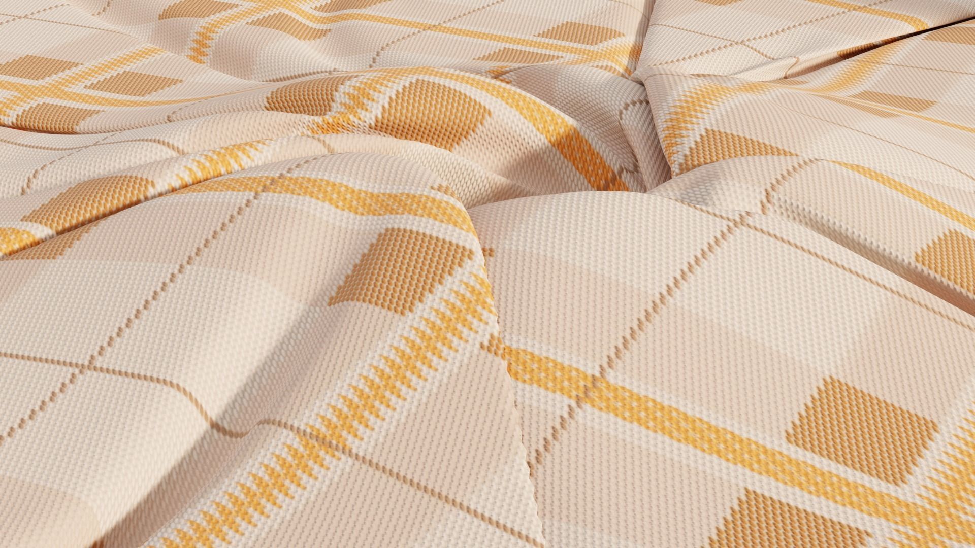 folded and twisted cloth product render 3D model | CGTrader